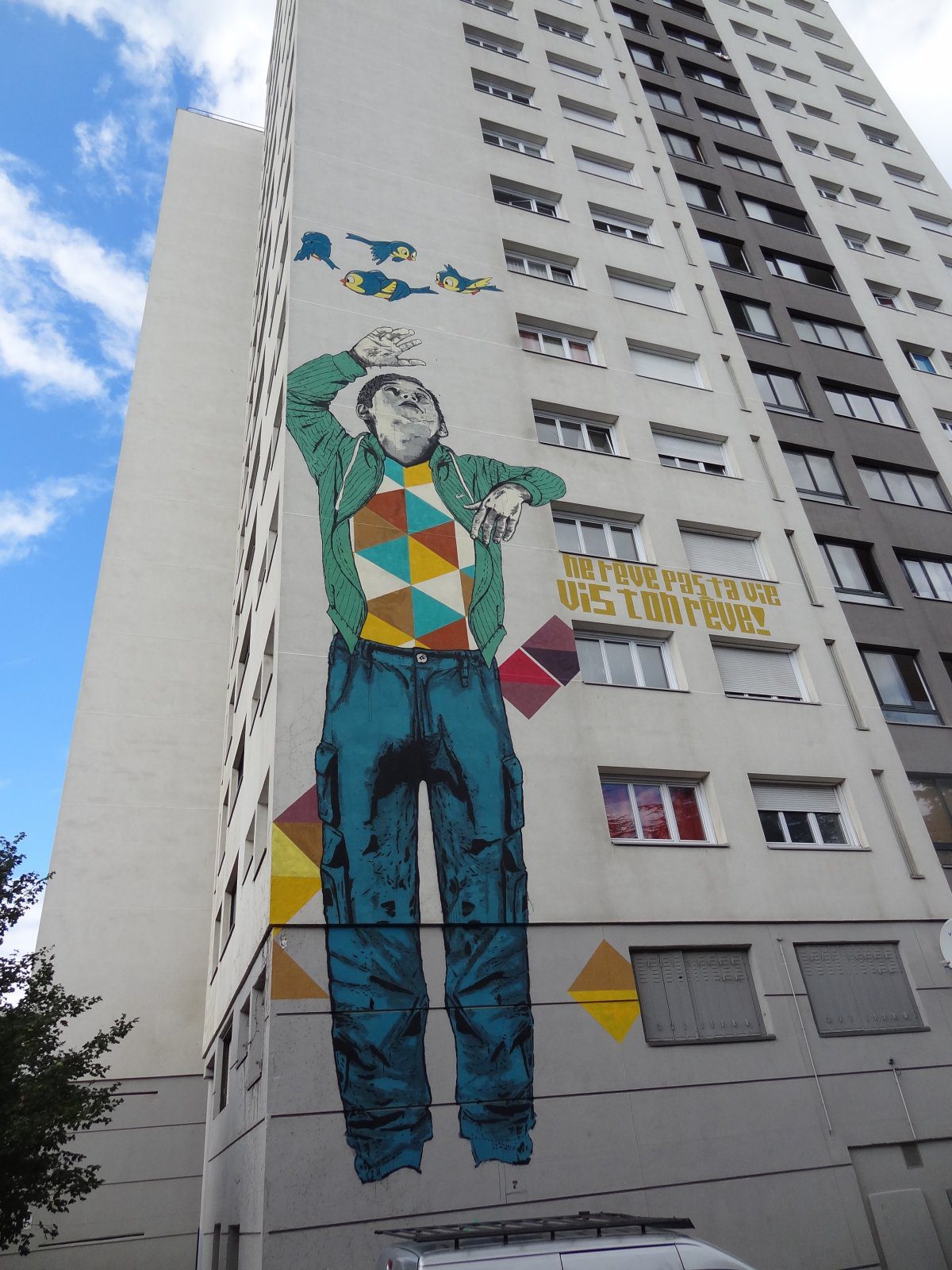 Mosaïque urbaine : deux nouvelles fresques à La Darnaise - Expressions