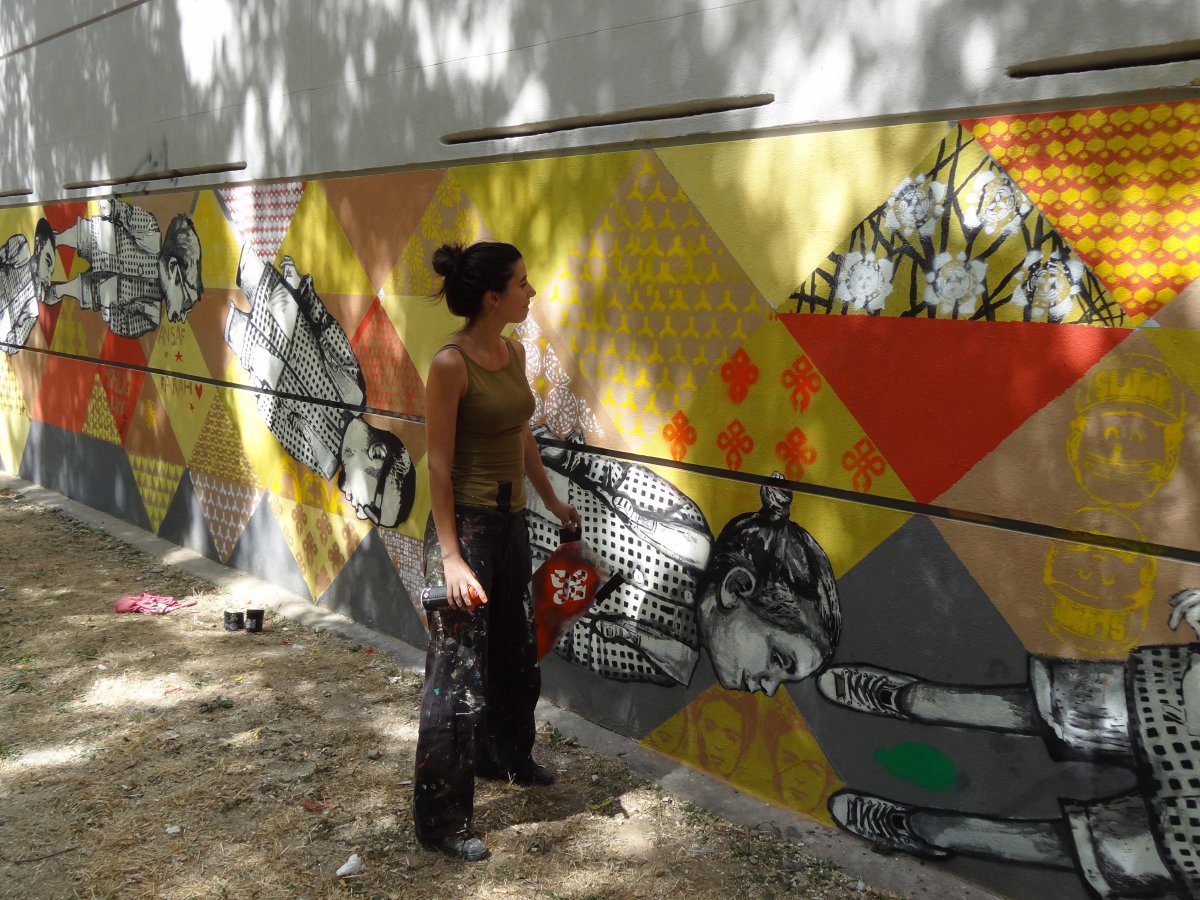 Mosaïque urbaine : deux nouvelles fresques à La Darnaise - Expressions